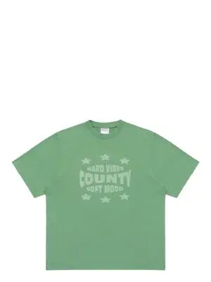 MARCELO BURLON COUNTY OF MILAN Hard Vibes T-shirt - Green