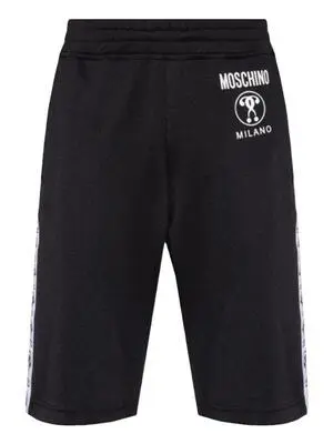 Moschino Question Mark Bermuda Shorts - Black