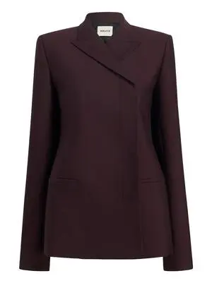 Khaite Silvannah Blazer - Almandine