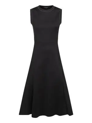 Fabiana Filippi Sleeveless Flared Dress - Black