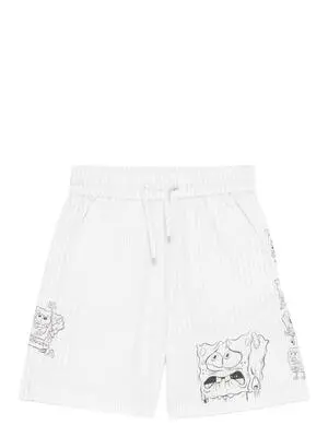Stella McCartney X Spongebob Squarepants Printed Shorts - White