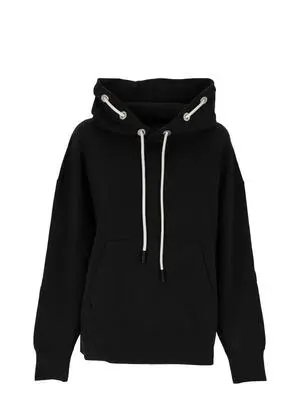 Palm Angels Logo-print Hoodie - Black