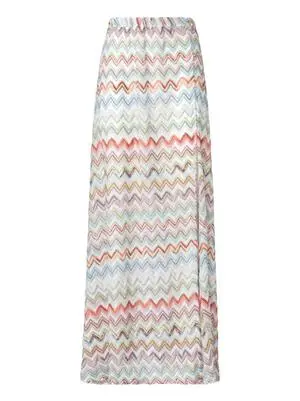 Missoni Zigzag Midi Skirt - White