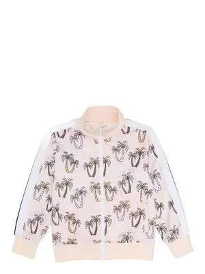 Palm Angels All-over Palm Track Jacket - Pink