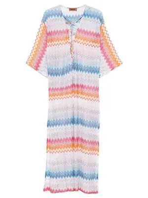 Missoni Zigzag Lamé Maxi Dress - Multicolor