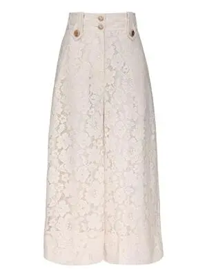 Zimmermann Luna Lace Trousers - Ivory