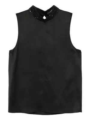 TOM FORD Tom Ford Sleeveless Embellished High Neck Top
