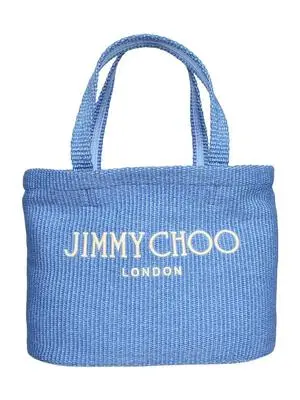 JIMMY CHOO Jimmy Choo Double Handled Tote Blue