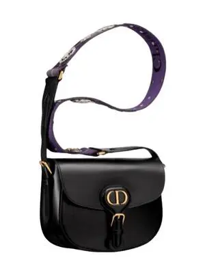Dior Bobby Medium Bag With Strap - Black