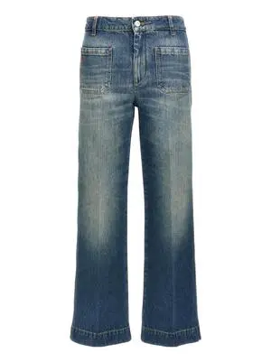 Victoria Beckham Alina Jeans - Blue