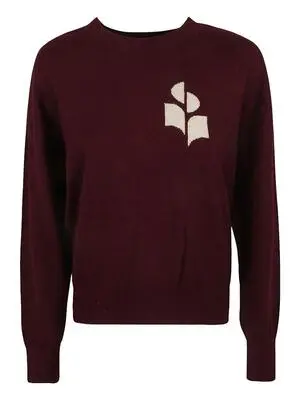 Isabel Marant Étoile Isabel Marant Etoile Marisans Logo Intarsia Knitted Jumper Brown