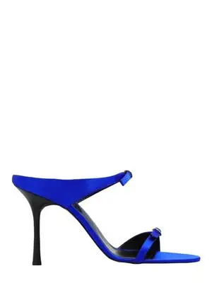 Victoria Beckham Double Strap Mules - Blue