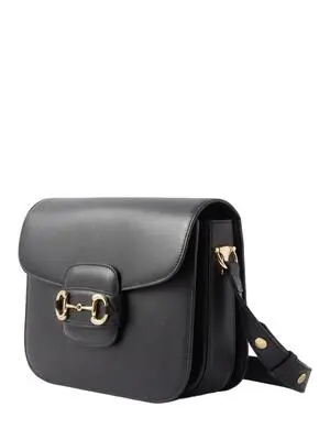 Gucci Horsebit 1955 Soft Small Shoulder Bag - Black