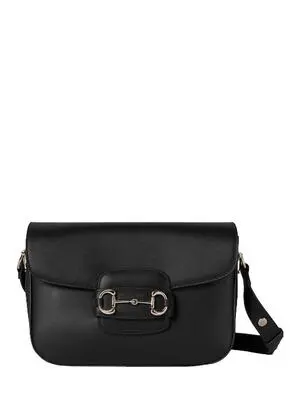 Gucci Horsebit 1955 Soft Small Shoulder Bag - Black