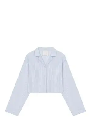 Nanushka Striped Shirt - Blue