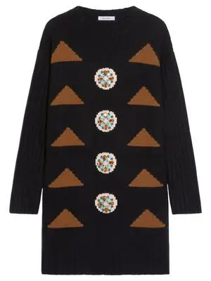 Max Mara Maracas Mini Dress - Black