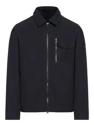 Stone Island Zip Up Jacket - Black