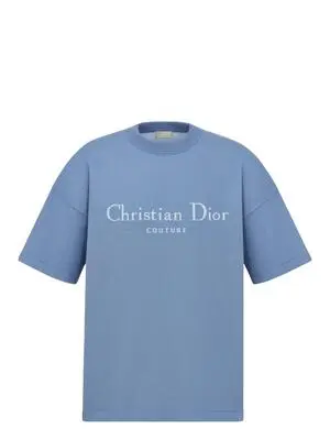 Dior Christian Dior Couture T-Shirt, Relaxed Fit Blue
