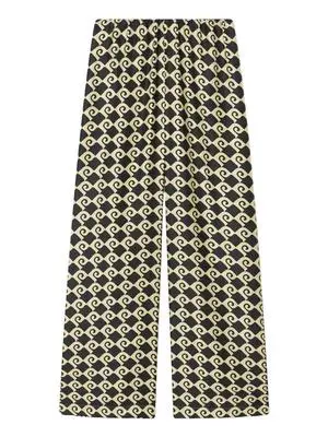 Nanushka Geometric Print Trousers - Nude