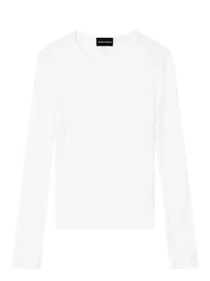 Emporio Armani Long Sleeve T-shirt - White