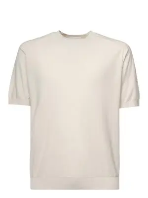 ELEVENTY Eleventy Classic Crewneck Knit Polo