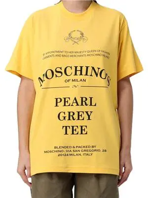 Moschino Printed Crewneck T-shirt - Yellow