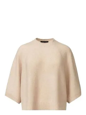 FABIANA FILIPPI Fabiana Filippi Cropped Sequin Embellished Raglan Sleeve Crewneck