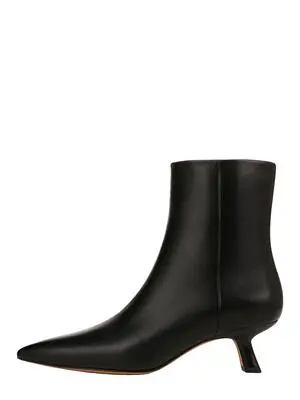 Vince Billy Side Zipper Ankle Boots - Black