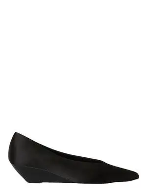 Loro Piana Viola Wedge High Heels - Black