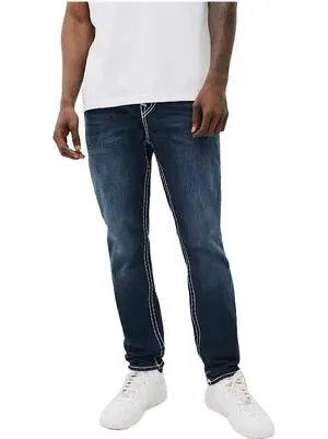 True Religion Belt Loop Jeans With Button And Zipper Closure - Blue