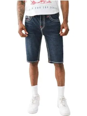 True Religion Belt Loop Denim Shorts - Black