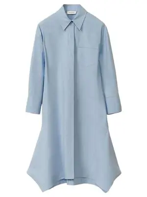 Fabiana Filippi Chain-link Detail Midi Dress - Blue