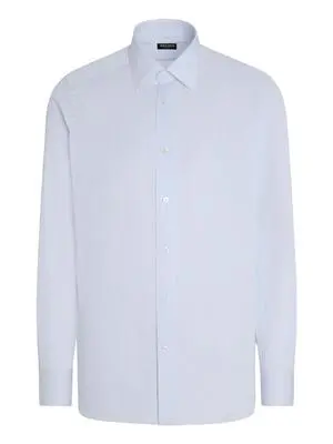 Zegna Pinstripe Shirt - White