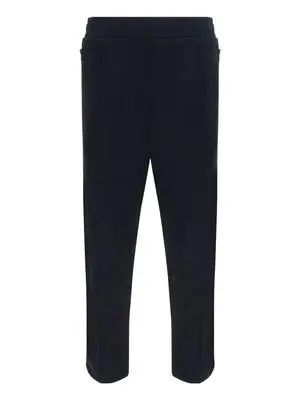 Moschino Logo-embroidered Track Pants - Black