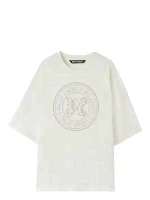 Palm Angels Pa City Logo-print T-shirt - White