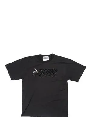 Moschino Logo-print Cotton T-shirt - Black