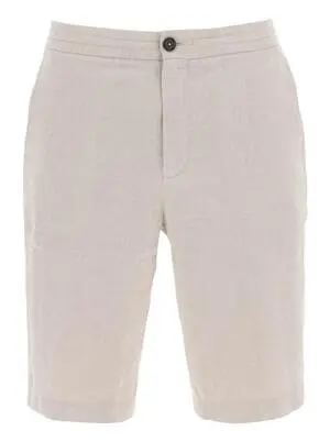Zegna Tailored Logo Shorts - White
