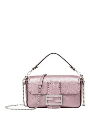 Fendi Selleria Bag With 309 Hand-sewn Topstitches - Pink