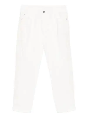Ermanno Scervino Lace Detail Jeans - White