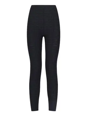 Givenchy 4g Jacquard Leggings - Black