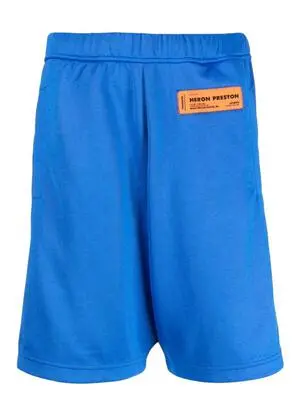 Heron Preston Logo Patch Track Shorts - Blue