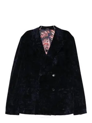 Etro Double-breasted Tailored Blazer - Blue