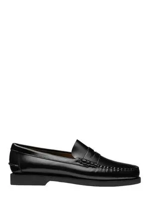 SEBAGO Dan Polished Leather Loafers - Black