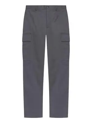 Dolce & Gabbana Cargo Pants With Logo Plaque - Grey