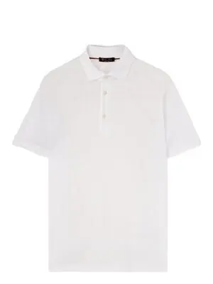 Loro Piana Short-sleeved Polo Shirt - Optical White