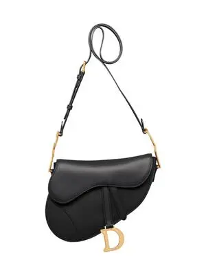Dior Medium Saddle Bag - Black