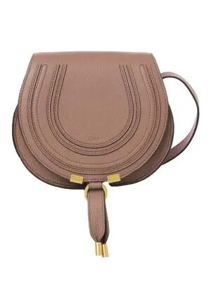 Chloé Marcie Foldover Small Saddle Bag - Brown