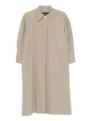 Fabiana Filippi Button Raglan Sleeve Coat - Nude