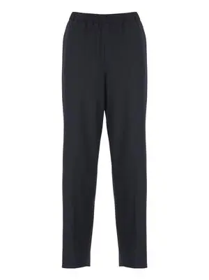 Fabiana Filippi Fabiana Filippi High-Waist Trousers With Beaded Trim Black