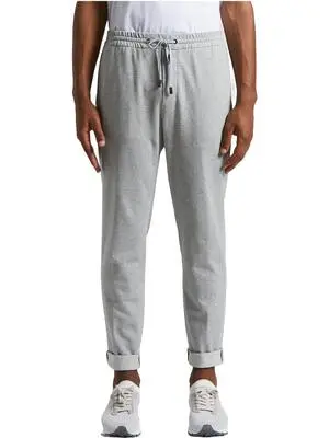 Peserico Tapered Trousers With Drawstring Waist - Gray